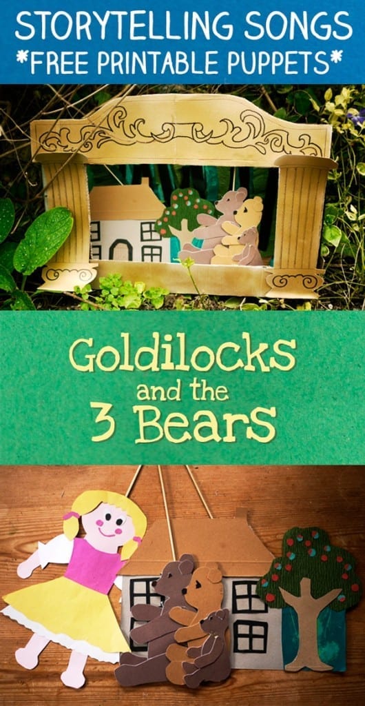 Storytelling Songs : Goldilocks and the Three Bears Puppet Show - Let's ...